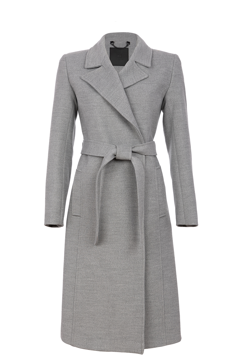 Ženski kaput dugih rukava sa pojasom za vezivanje | Tiffany Production