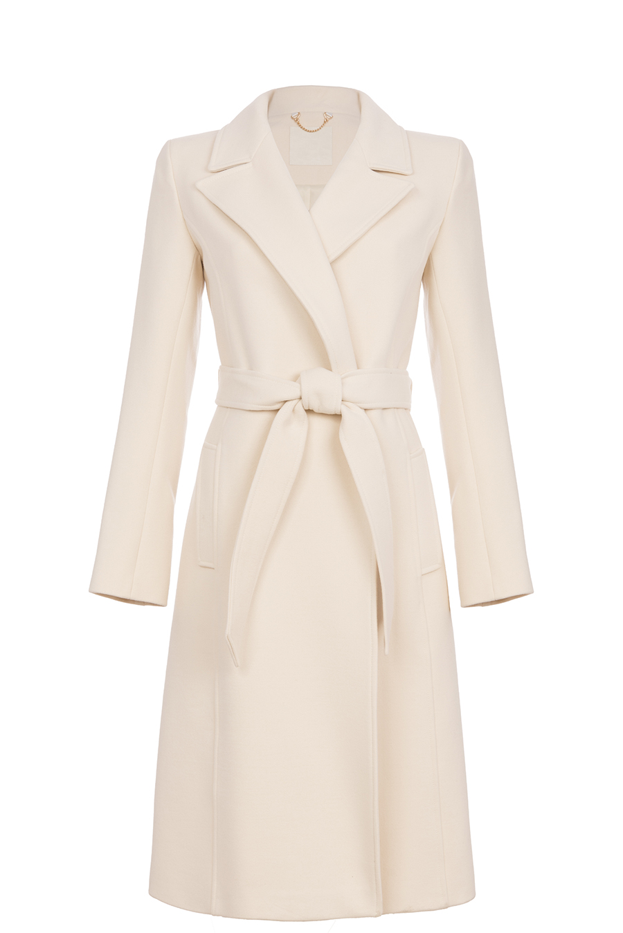 Ženski kaput dugih rukava sa pojasom za vezivanje | Tiffany Production