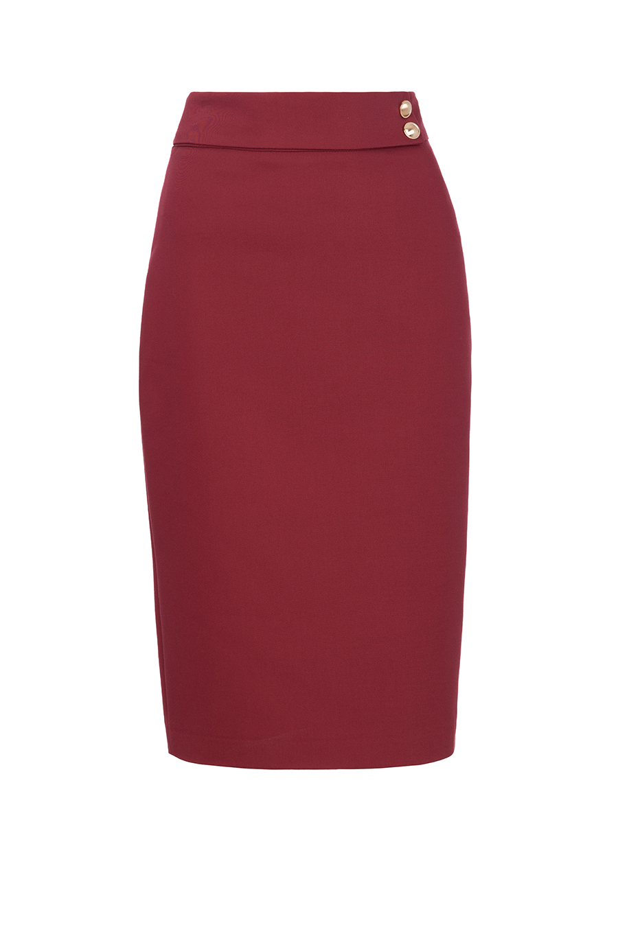 Ženska midi suknja sa ukrasnim dugmićima na boku | Tiffany Production